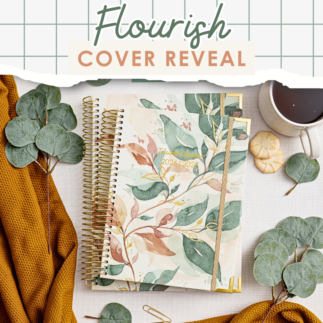 Let Your Plans Flourish 🌿 2026/27 Planner Cover Reveal